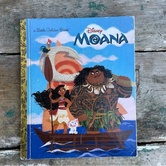 Disney | Toys | Disneys Moana Little Golden Book | Poshmark
